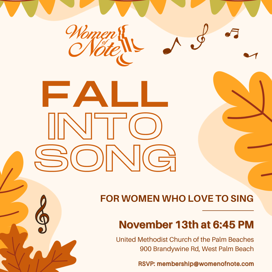 Fall Into Song - Nov 13, 2023 | Women of Note Chorus